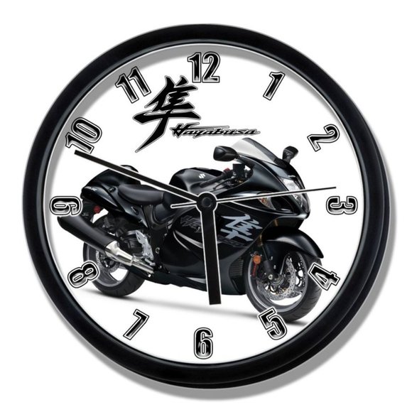 Clock | Wall Decor | Suzuki Hayabusa Black Clock New | Poshmark